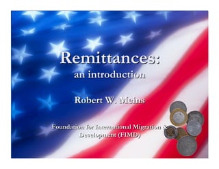 Introduction to Remittances | PPT