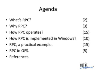 Introduction to Remote Procedure Call | PPTX