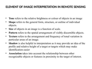 Introduction to basics of Remote sensing | PPTX