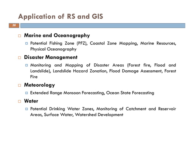 Introduction to remote sensing and gis | PDF | Photography | Arts and ...