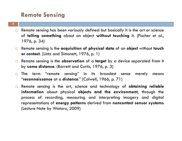 Introduction to remote sensing and gis | PDF | Photography | Arts and ...