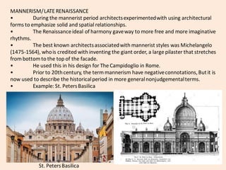 Introduction to renaissance period and architecture | PDF