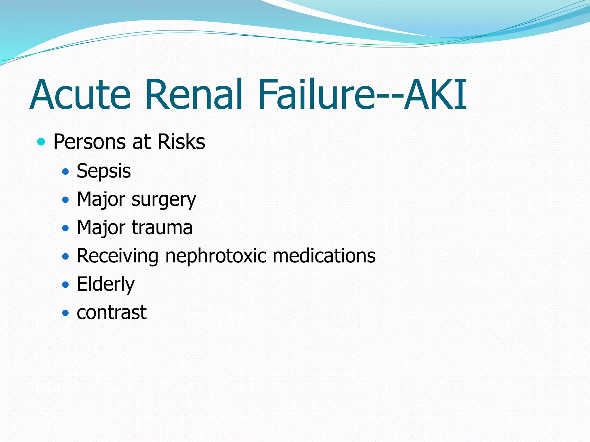 Introduction to renal failure and dialysis | PPTX