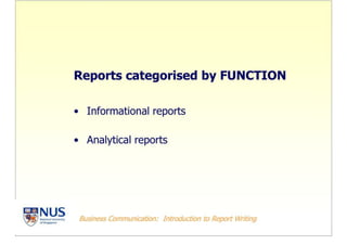 Introduction To Report Writing | PPT