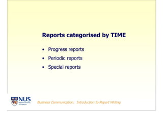 Introduction To Report Writing | PDF