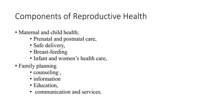 Introduction To Reproductive Health.pptx