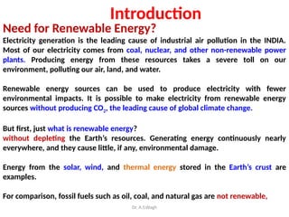 introduction to Renewable Energy Sources and solar energy 1.pptx
