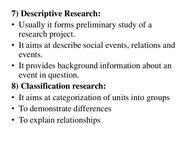 Introduction to research