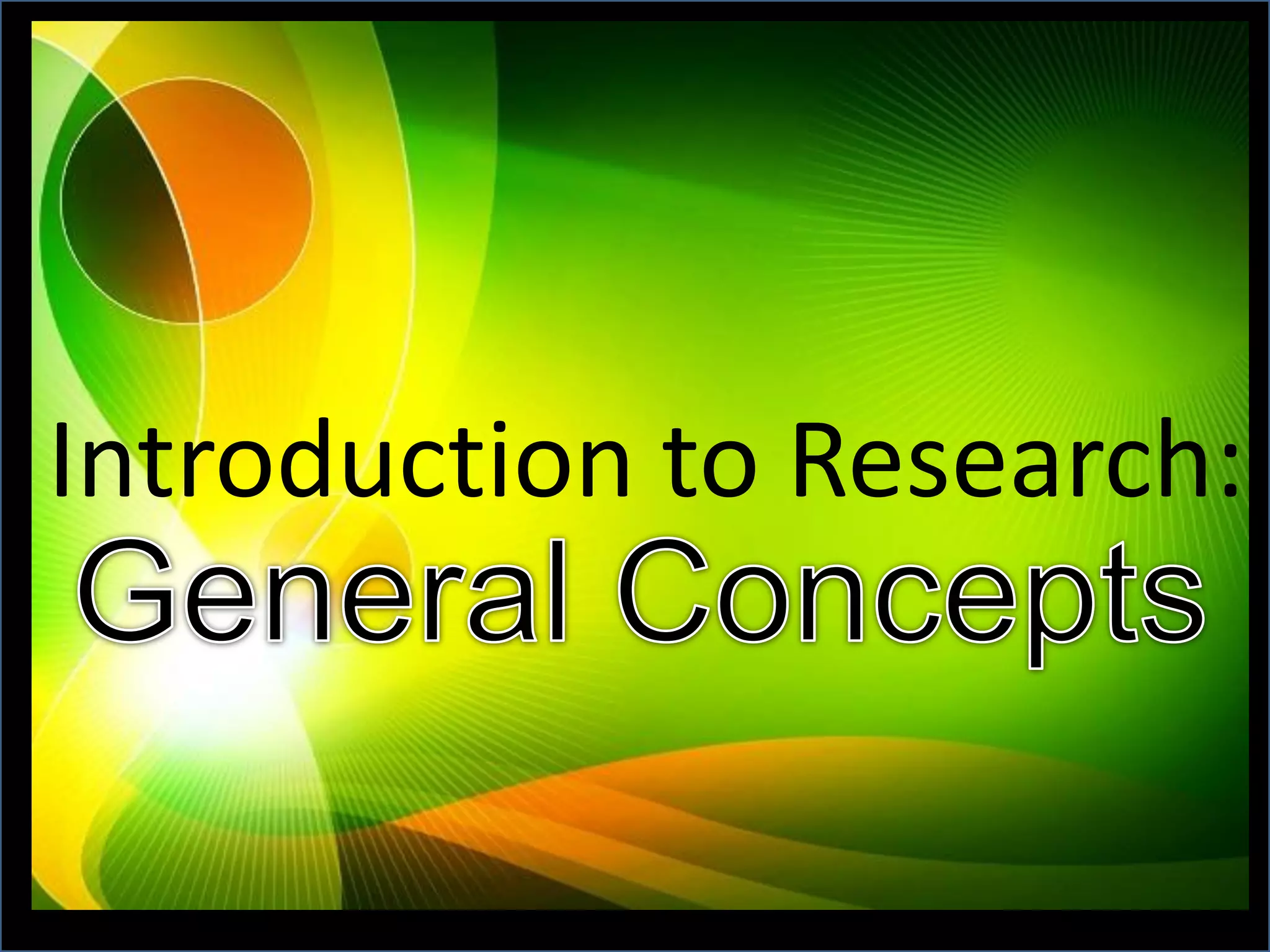 Introduction to Research | PDF