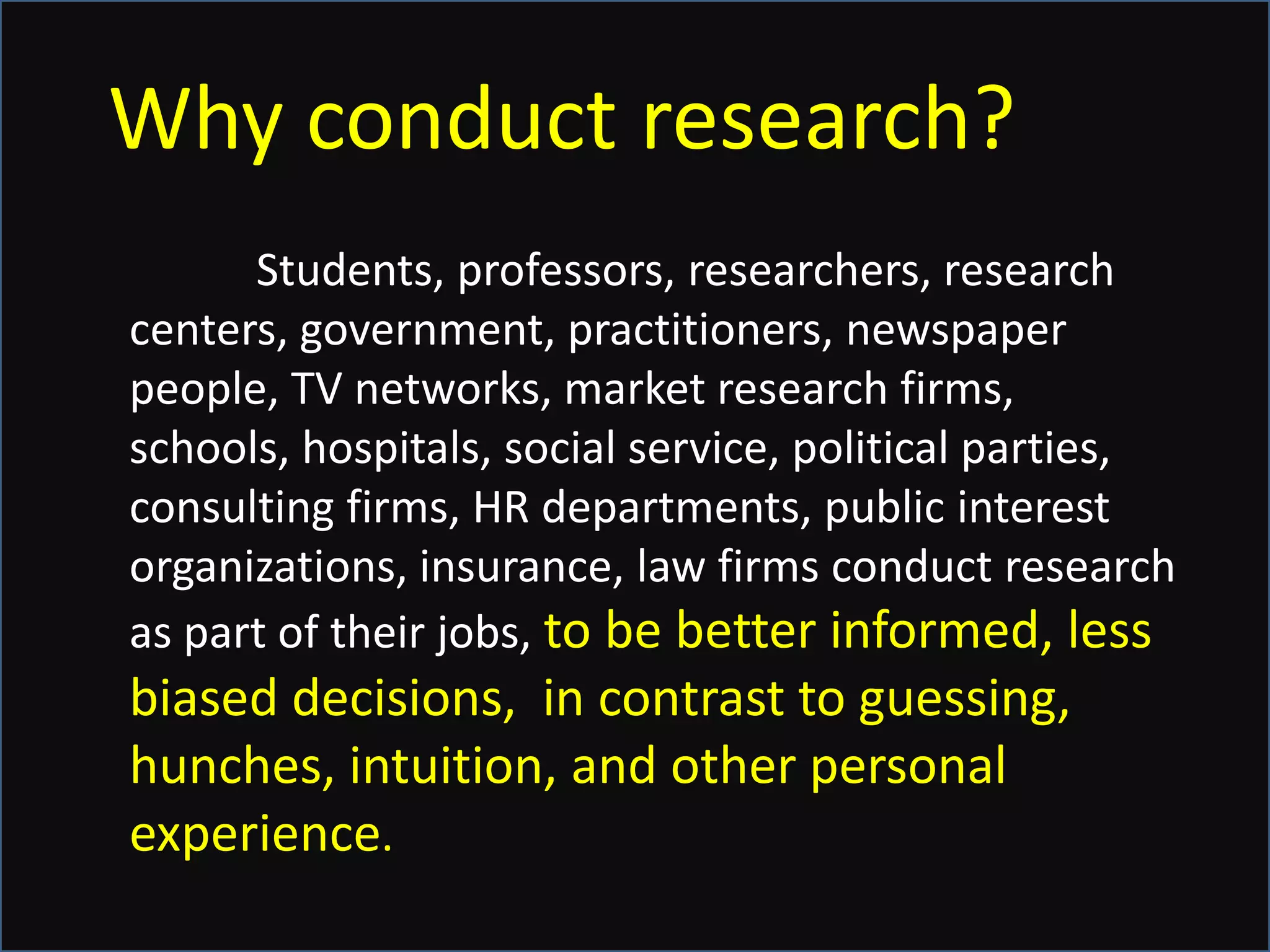 Introduction to Research | PDF