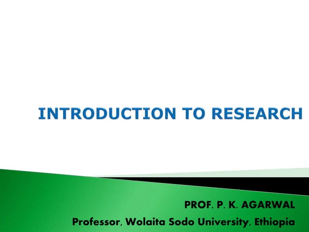 Introduction to Research. | PPT