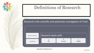 Introduction to research | PPT