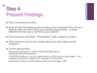 Introduction to Teacher Research 23_10_14 | PPTX