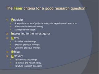 Introduction to research and developing research idea | PPTX