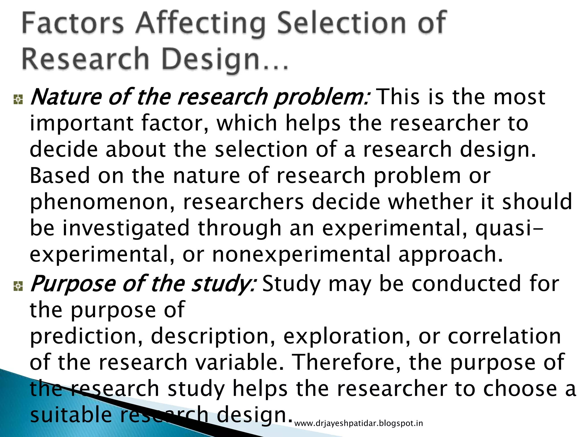 Introduction to research design | PPSX