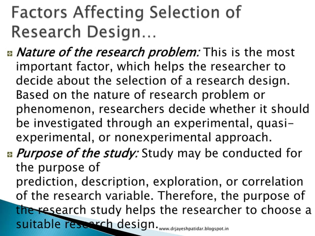 Introduction to research design | PPSX | Science