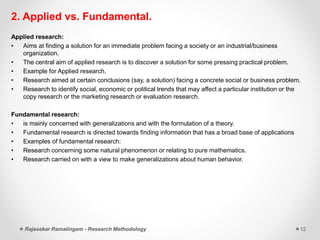 Introduction to research methodology | PPTX
