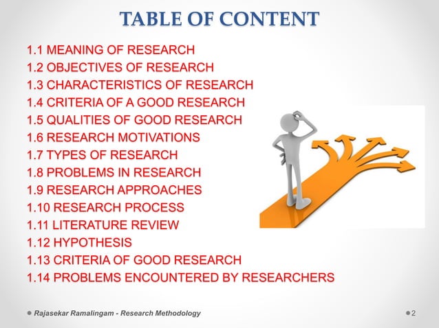 Introduction to research methodology | PPTX | Science
