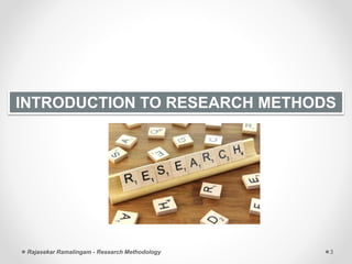 Introduction to research methodology | PPTX