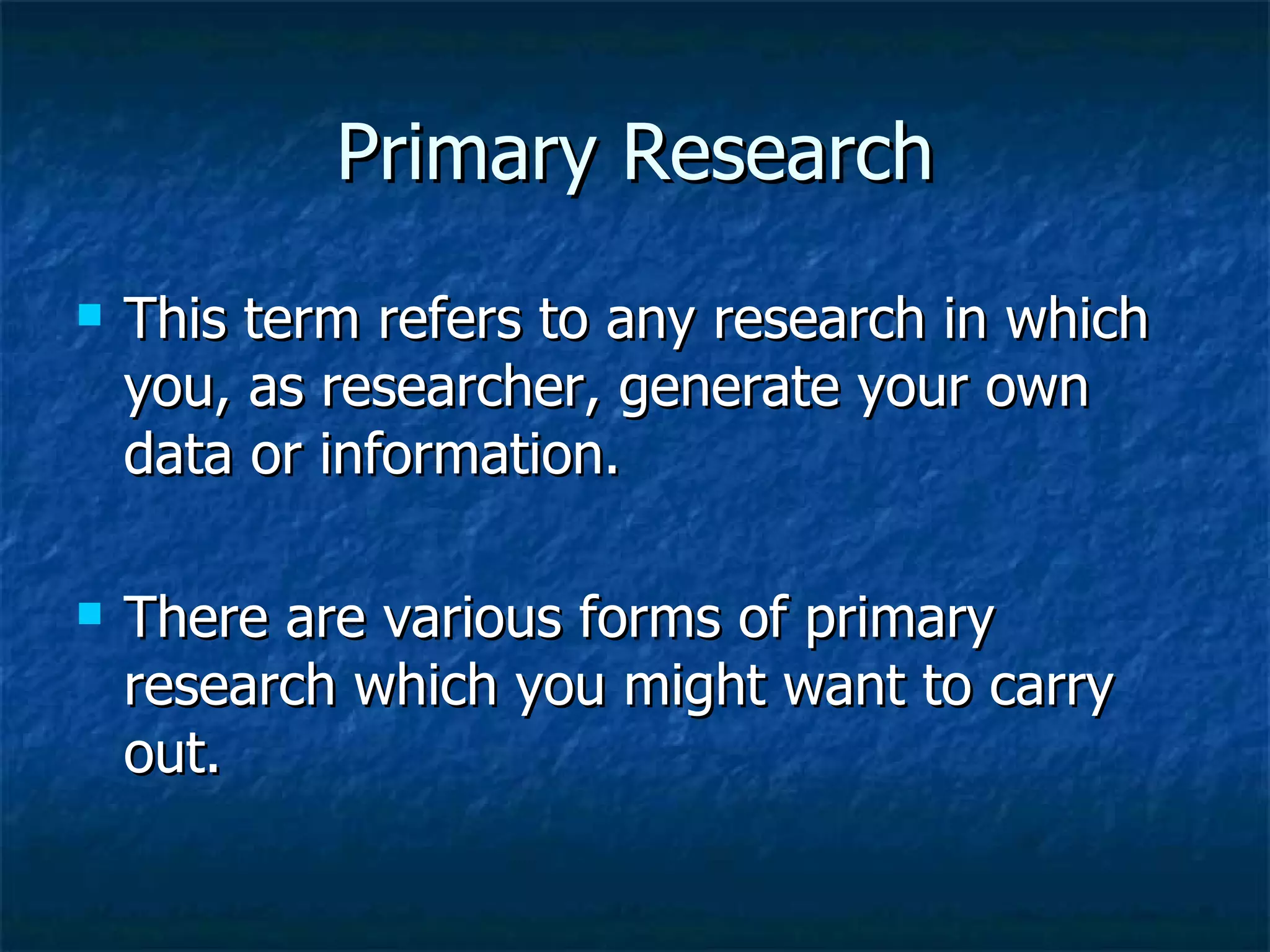 Introduction To Research Methods | PPT | Education