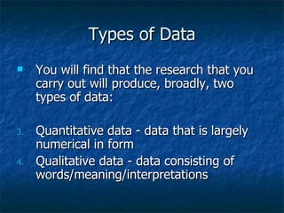 Introduction To Research Methods | PPT