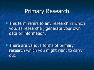 Introduction To Research Methods | PPT | Education