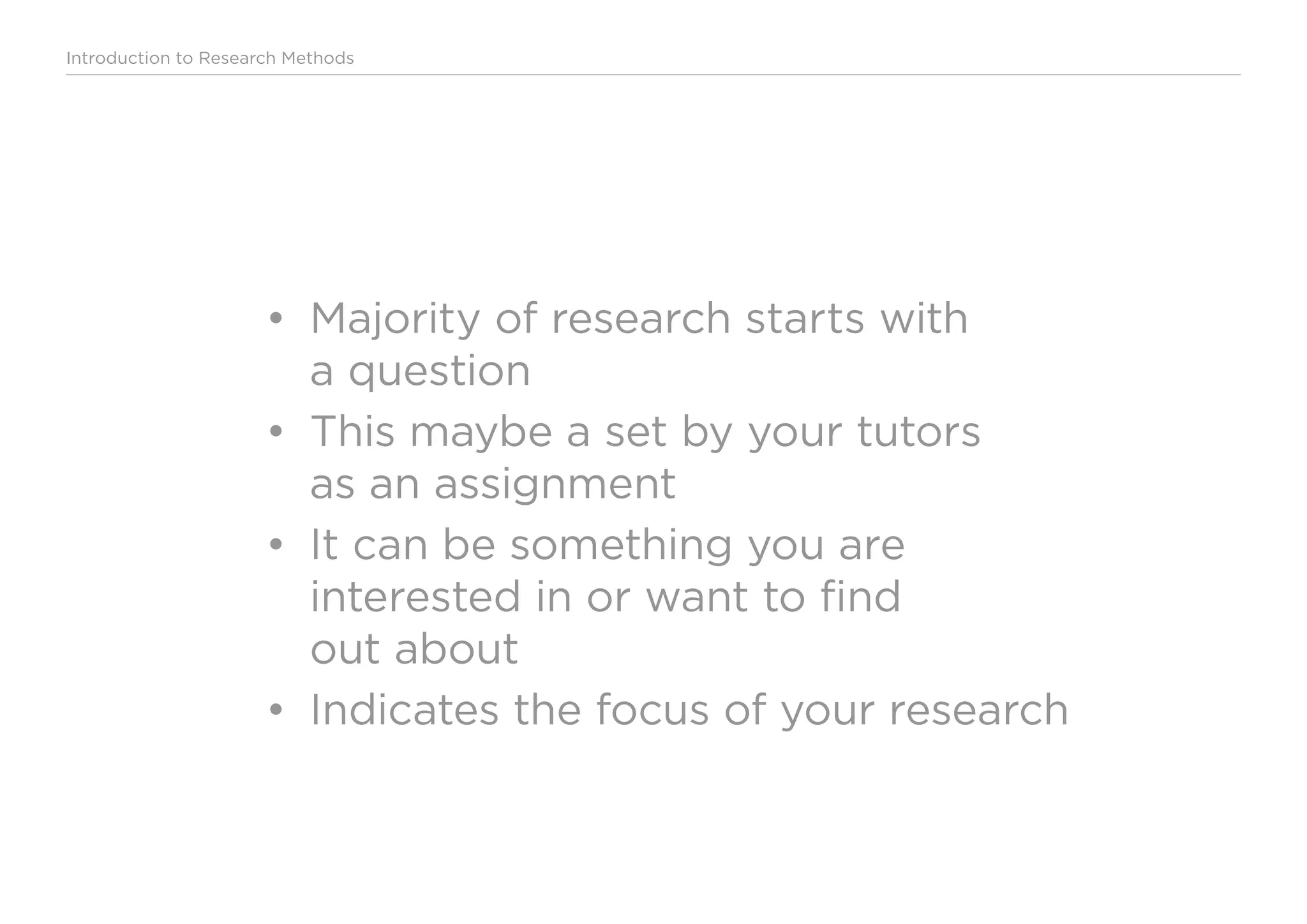 Introduction to Research Methods | PDF