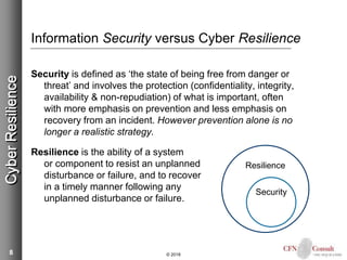 Introduction to RESILIA and Cyber Resilience | PPTX