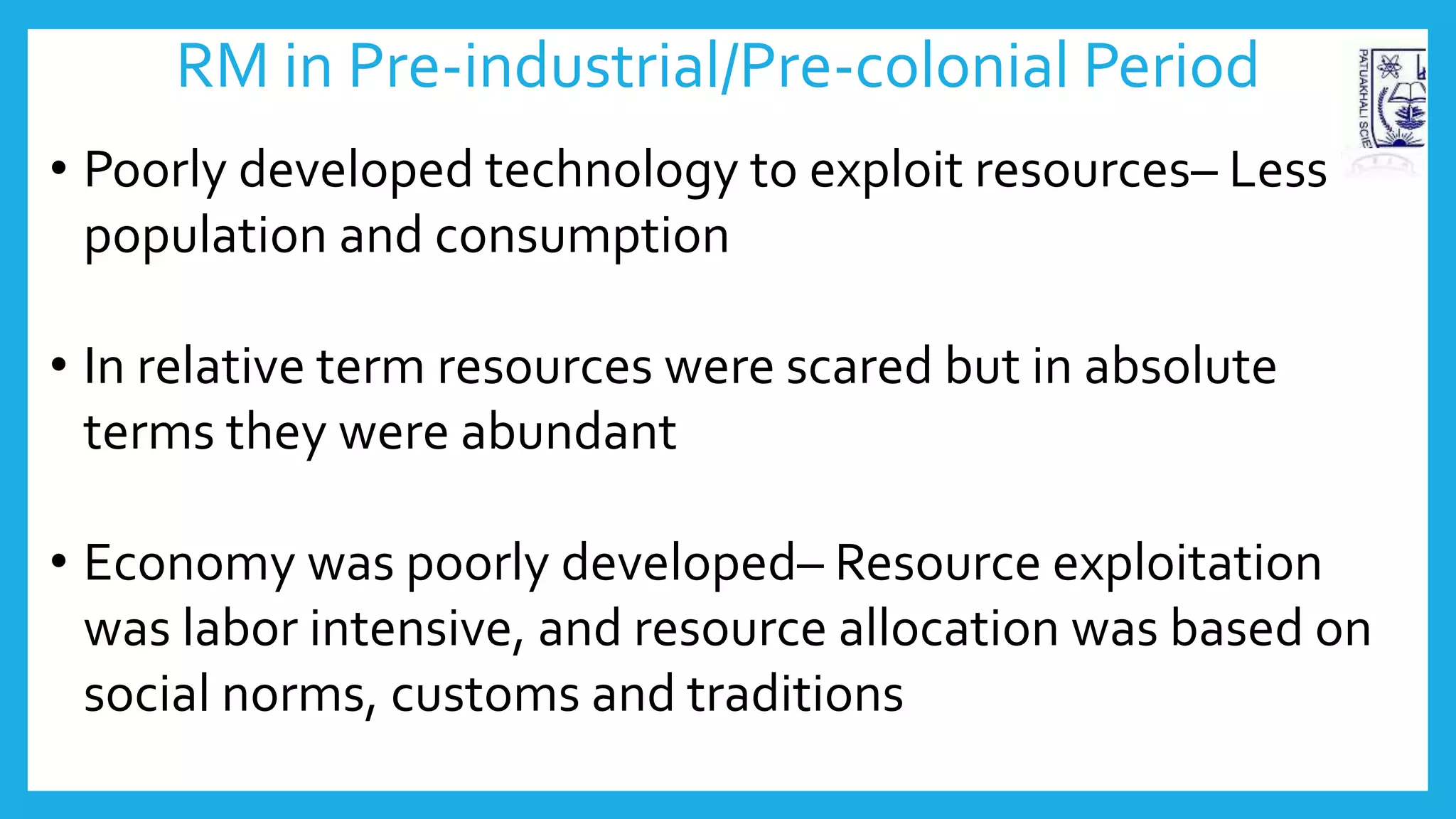 Introduction to resource management | PPTX