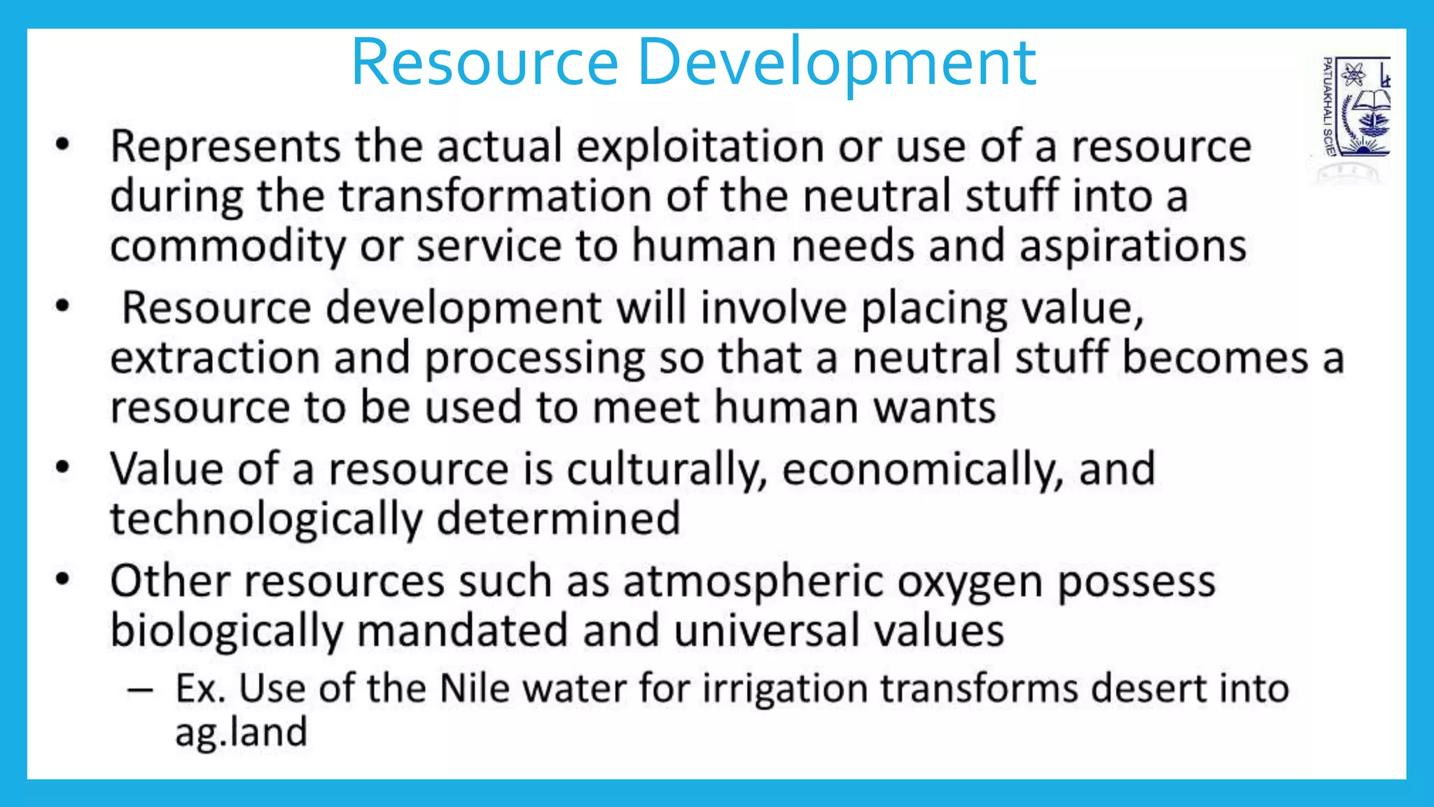 Introduction to resource management | PPTX