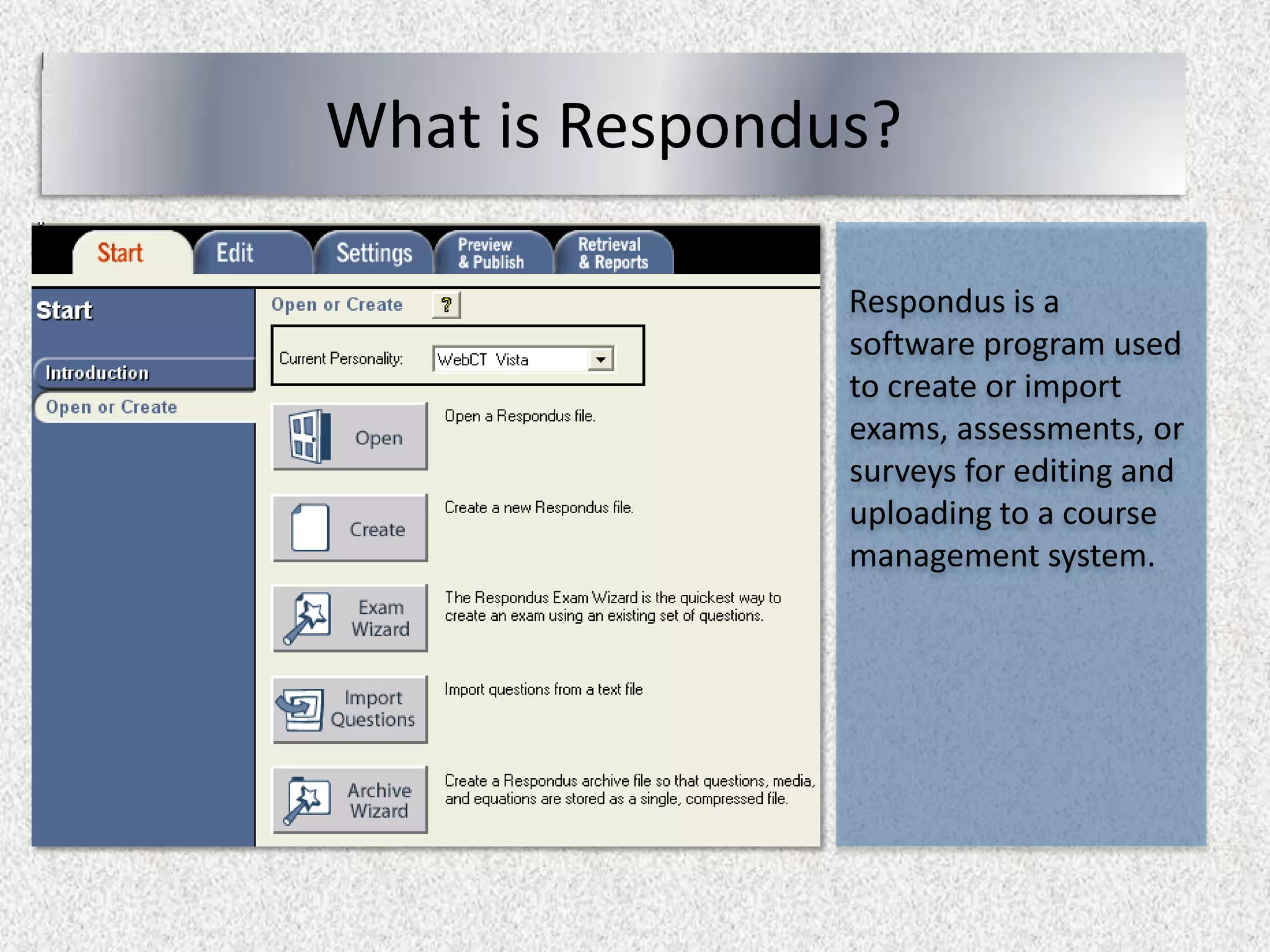 Introduction to Respondus | PPTX