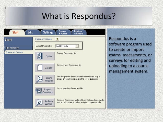 Introduction to Respondus | PPTX | Technology & Computing