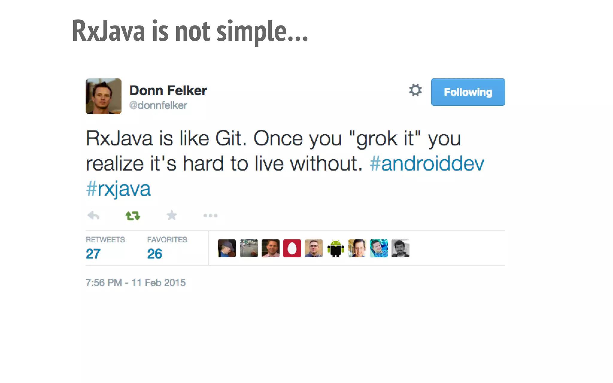 Introduction to Retrofit and RxJava | PPT