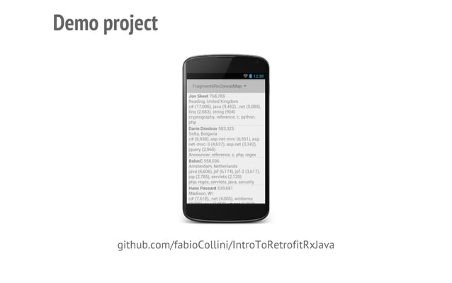 Introduction to Retrofit and RxJava | PPT