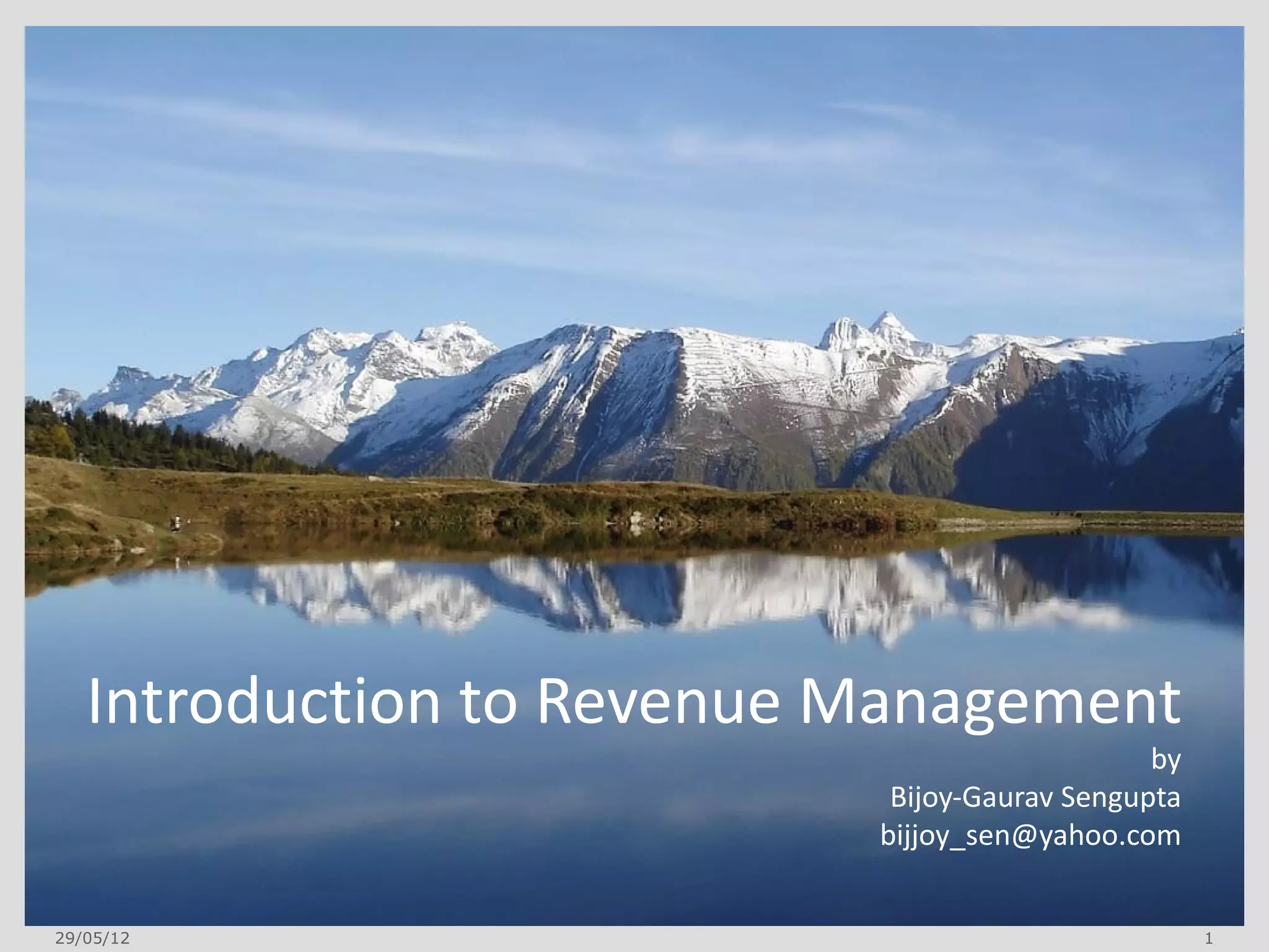 Introduction to Revenue Management | PPT