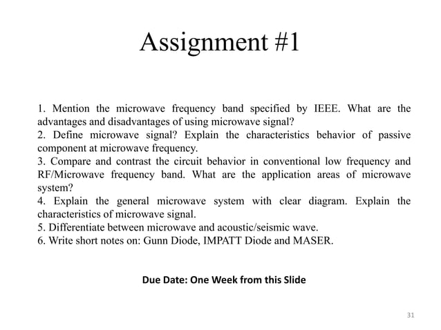 Introduction to rf and microwave circuits | PPTX
