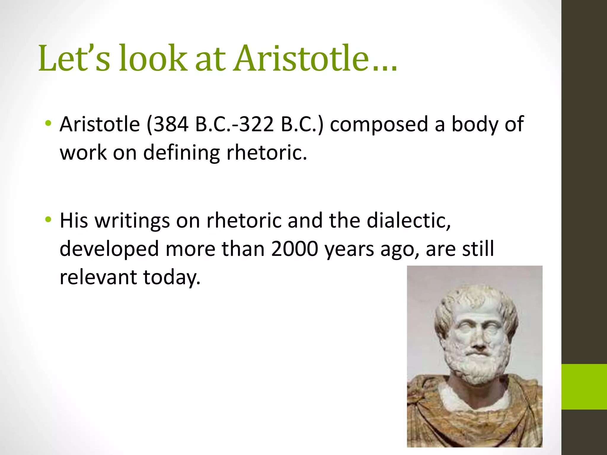 Introduction to rhetoric | PPTX