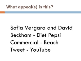 Introduction to Rhetoric in Advertising Ethos Pathos Logos.ppt