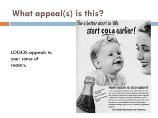 Introduction to Rhetoric in Advertising Ethos Pathos Logos.ppt