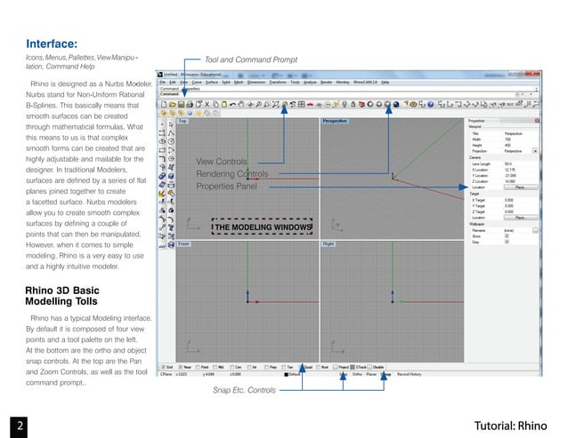 Introduction to Rhino – ArchTech Student Resources
