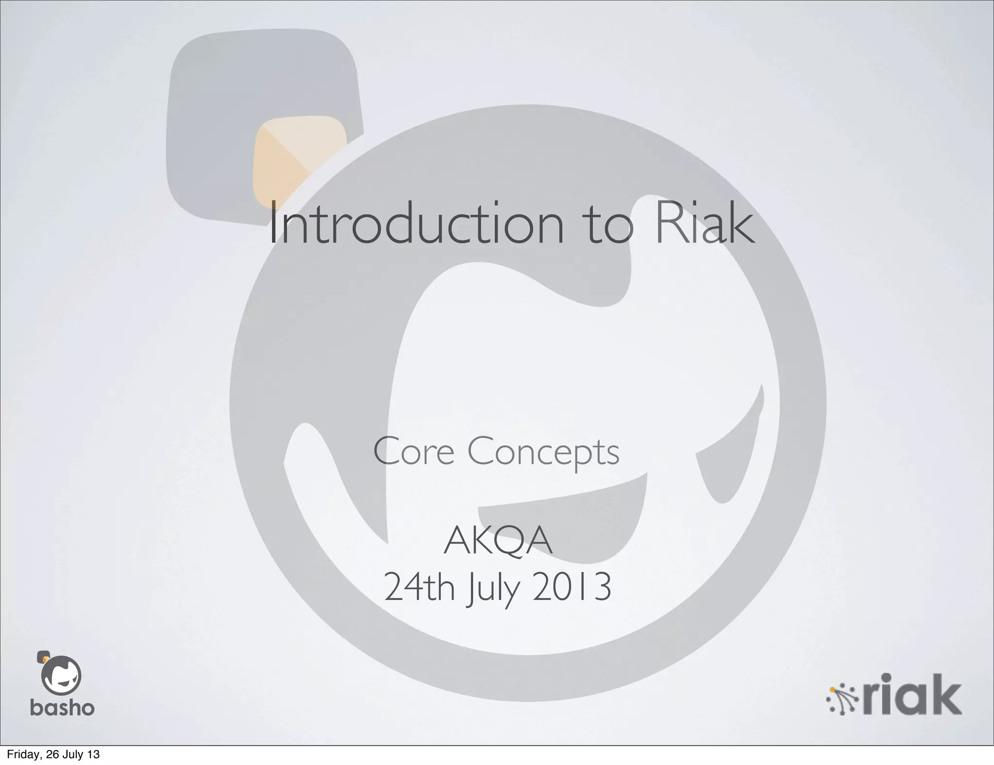 Introduction to Riak - Joel Jacobson | PDF
