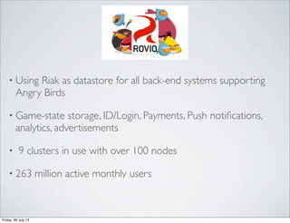 Introduction to Riak - Joel Jacobson | PPT