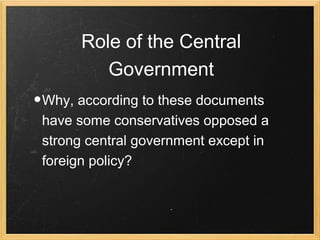 Introduction to Rise of Conservatism in America | PPT | Civic affairs ...