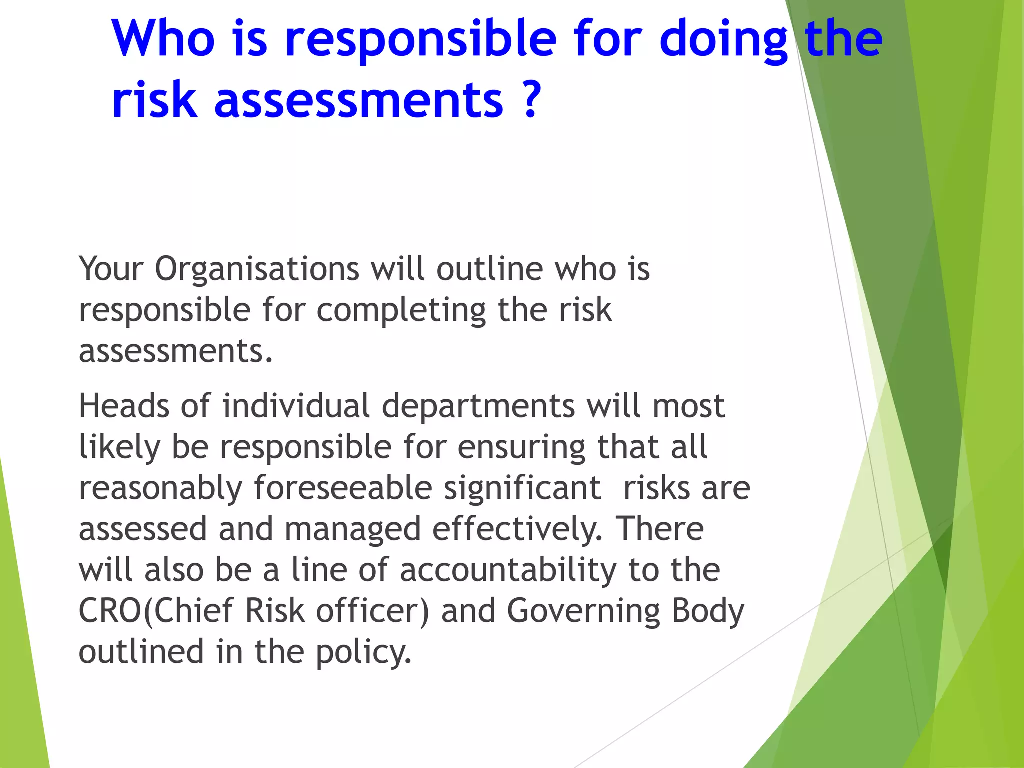 INTRODUCTION to risk_assessment.ppt | Free Download