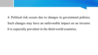INTRODUCTION TO RISK and Types of Risk(IM06).pptx | Free Download