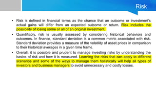 INTRODUCTION TO RISK and Types of Risk(IM06).pptx