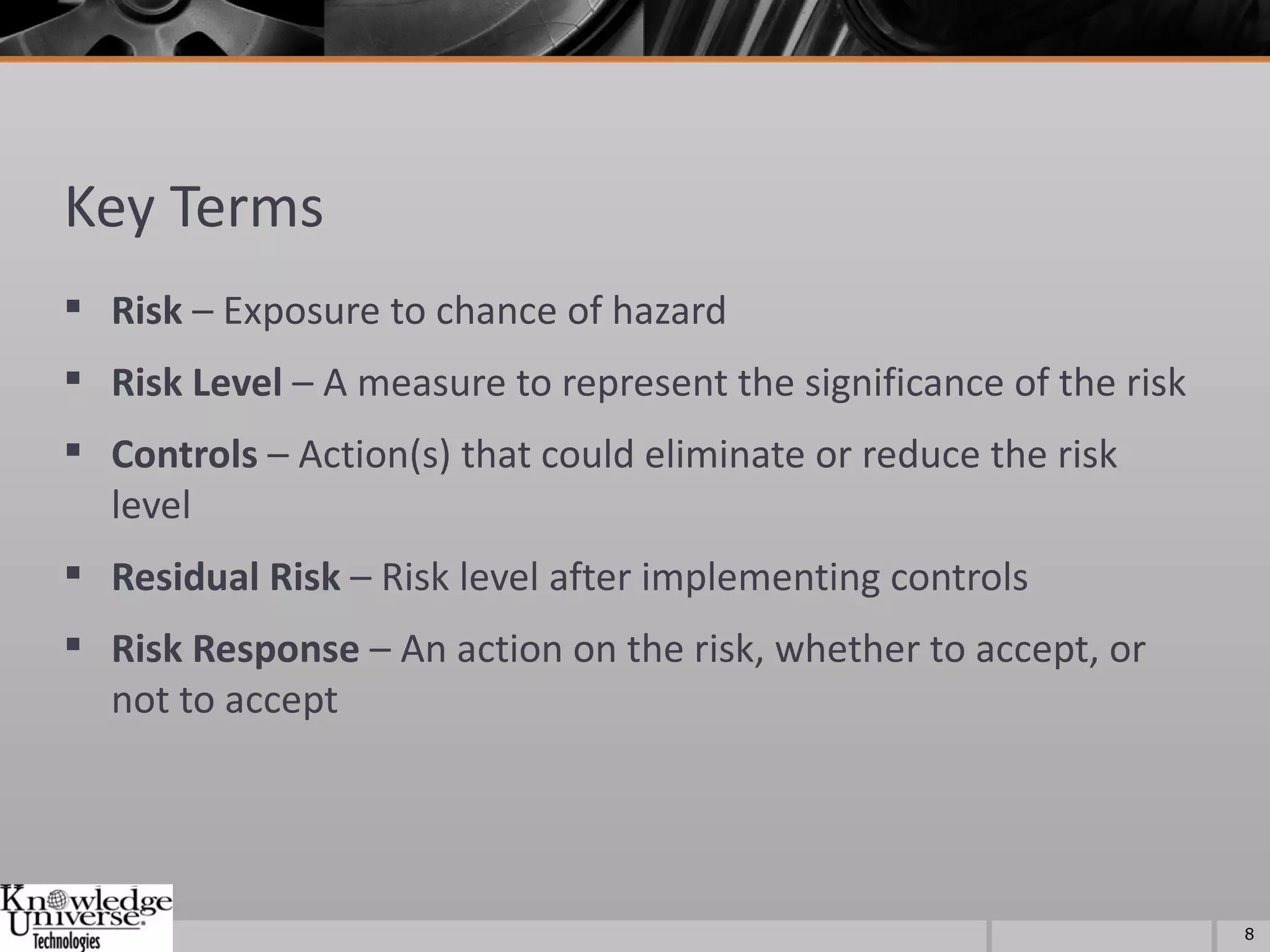 Introduction to risk management | PPT