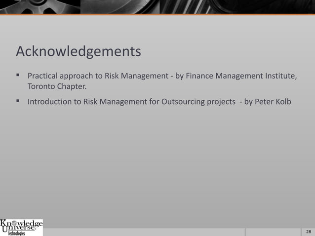 Introduction to risk management | PPT | Business Accounting & Finance ...
