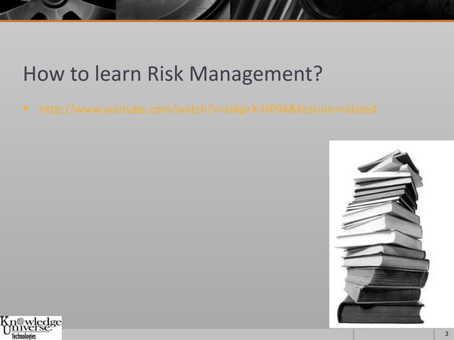 Introduction to risk management | PPT | Business Accounting & Finance ...