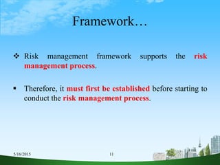 Introduction to risk management & insurance | PPTX